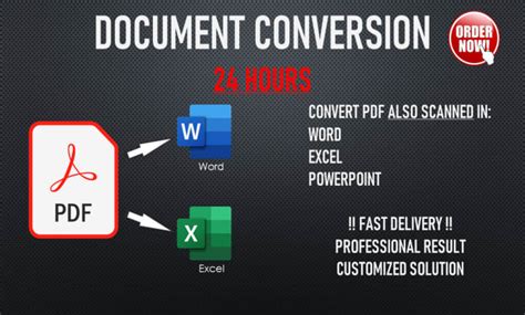Convert Pdf To Word Excel And Powerpoint By Edo Gen Fiverr