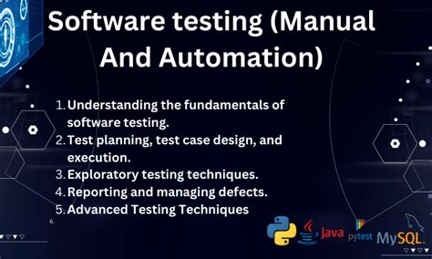Software Testing Manual And Automation Iqra Tech Solution
