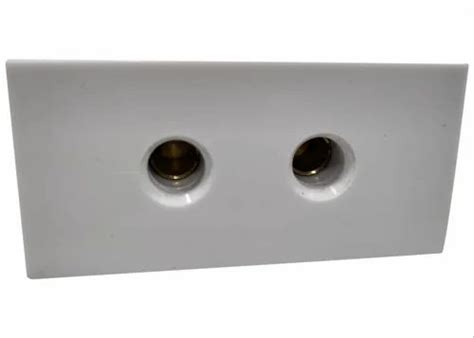 White 2 Pin Modular Socket 220 V At Rs 10 Piece In New Delhi Id 2849825655948