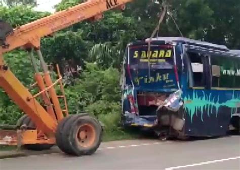 Several Injured After Bus Overturns In Dakhena Village Uttar Pradesh
