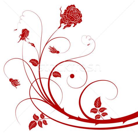 玫瑰花的抽象变形 抽象玫瑰 玫瑰花抽象 大山谷图库