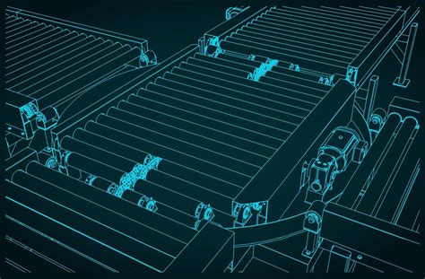 Turntable Conveyor Close Up Illustration 48238989 Vector Art At Vecteezy