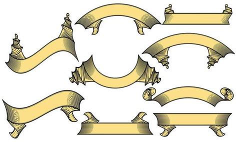 Vintage Scroll Banners