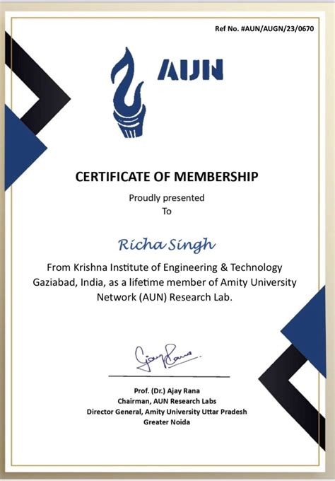 Dr Richa Singh On Linkedin Thank You Amity University