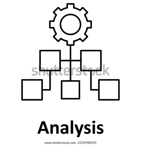 settings hierarchy vector icon fully editable stock vector royalty