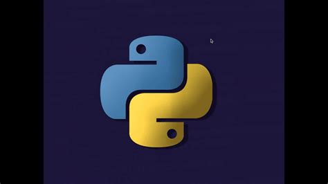 Introduction To Python Part 4 Youtube