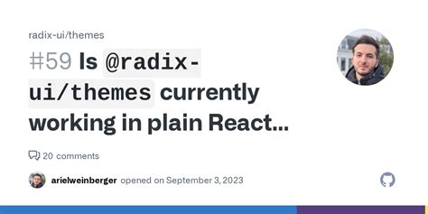 Is `radix Uithemes` Currently Working In Plain React Without Nextjs