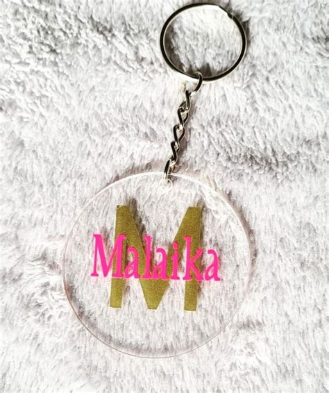 Acrylic Clear Keychain Personalized Accessory