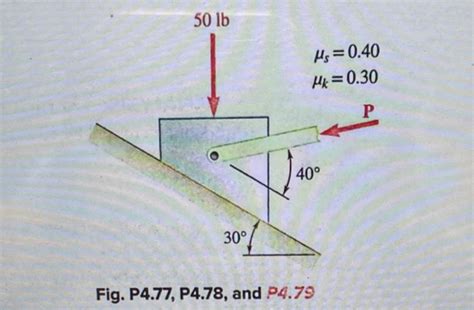 solved 4 78 determine whether the block shown is in