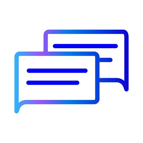 Gradient Icon Of Ai Chat Gpt Technology Arteficial Intelligence Message Bot Simple Line