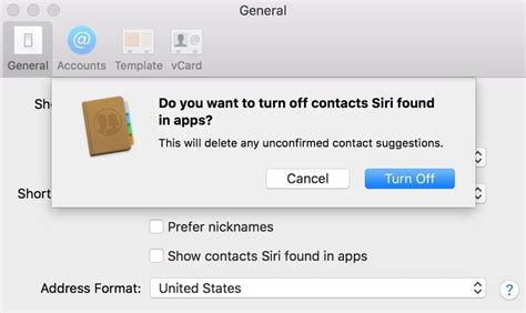 MacOS Turning Off Calendar And Contacts Suggestions