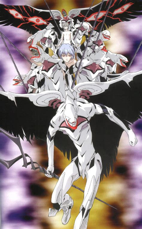 Ayanami Rei Nagisa Kaworu And Mass Production Eva Neon Genesis