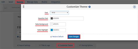 Customizable Report Theme Questionpro Survey Tools