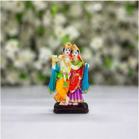 Radha Krishna Statue In Marble Dust Radhe Krishna Idol Hindu Divine