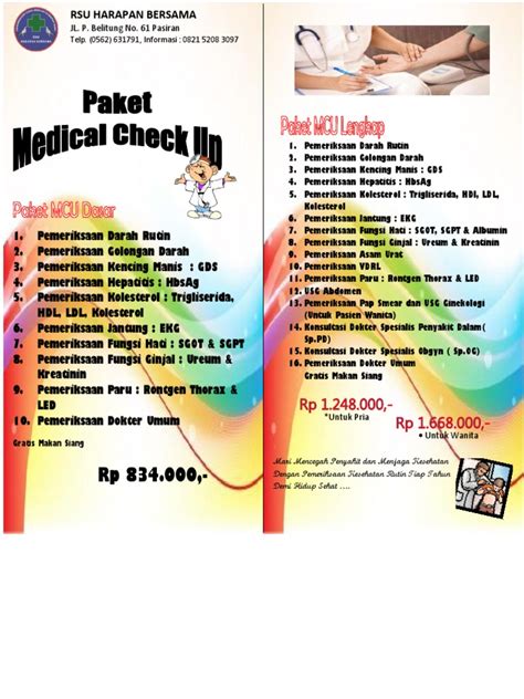 Brosur Mcu Pdf Kesehatan Holistik Gaya Hidup