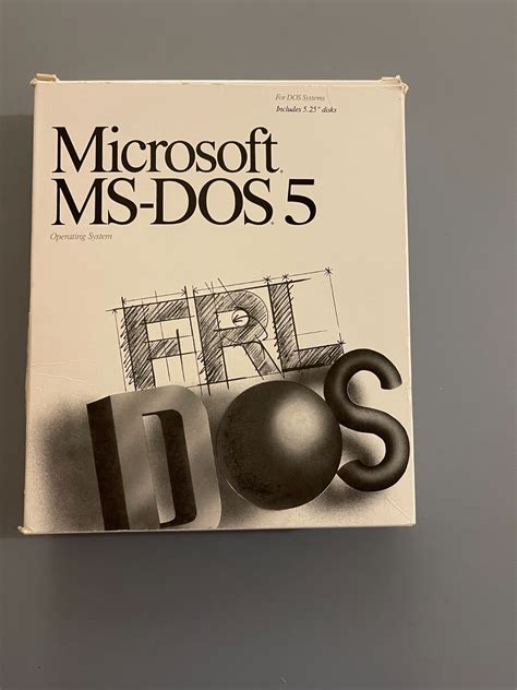 Used MICROSOFT MS DOS 5 0 OPERATING SYSTEM IN BOX 1991 UBB Threads