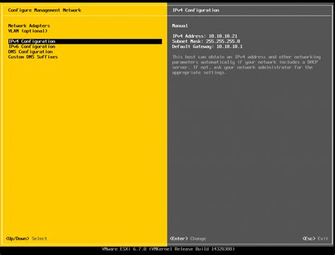 Vmware Esxi Management Ip Ayarları Sabahattin Devrez