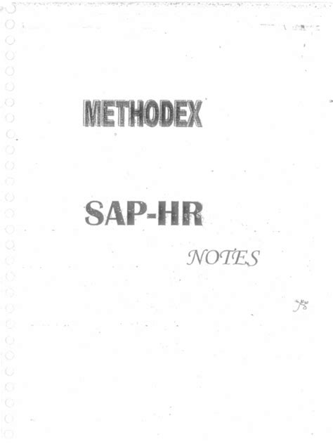 Sap Hr Pdf
