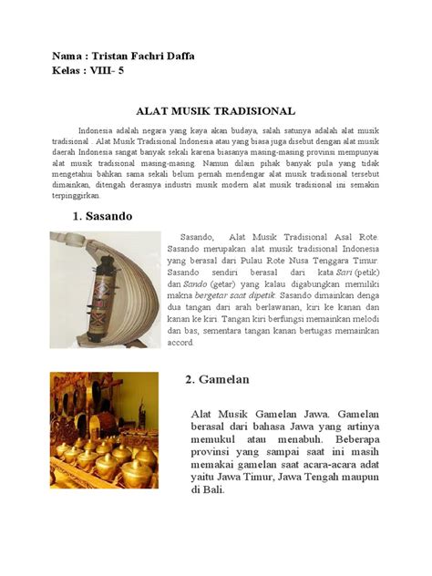 Kliping Alat Musik Daerah Pdf
