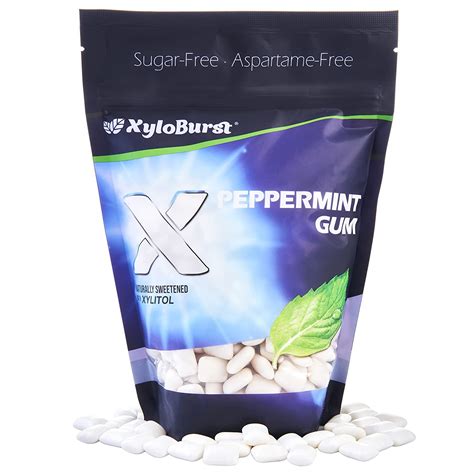 Gum Xylitol Chewing Gum Sugar Gluten Keto Friendly Aspartame