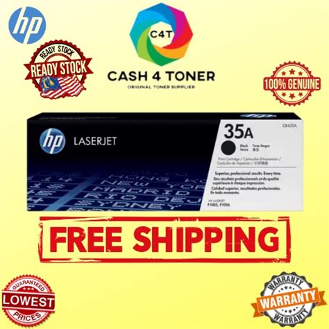 GENUINE HP CB435A / 35A Original Toner Cartridge | Shopee Malaysia