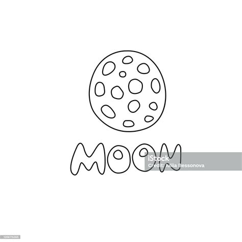 月球行星衛星太空物體設計項目宇宙主題的圖示ufo塗鴉向量插圖向量圖形及更多space And Astronomy圖片 Space And