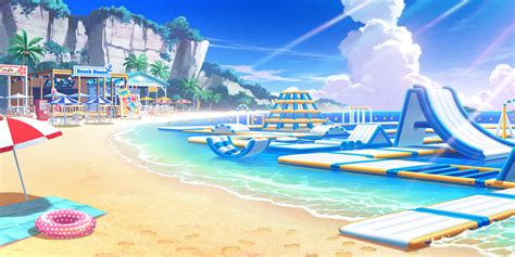 100 Anime Beach Backgrounds