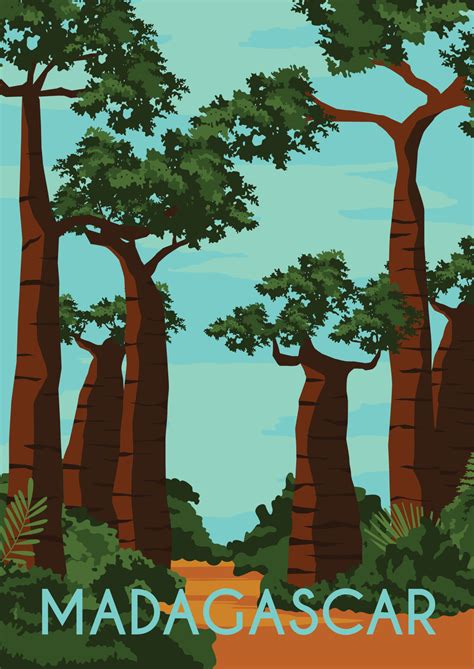 Madagascar Vector Illustration Background Vector Art At Vecteezy