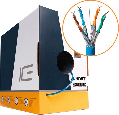 ICE CAT7GR LSZH Cat 7 Verlegekabel LSZH S FTP 23AWG 305m Bei