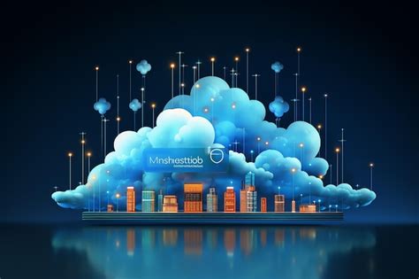 Premium Ai Image Cloud Computing Cloud Symbol Vector Illustration 2