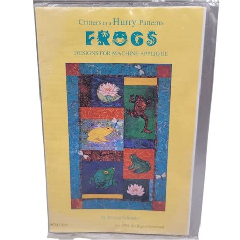 Frog Quilt Pattern Etsy