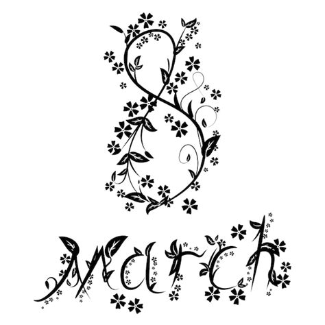 Premium Vector Postcard For March 8 International Womens Day