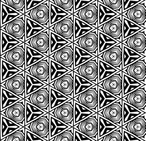 Premium Vector Black And White Seamless Abstract Pattern Background