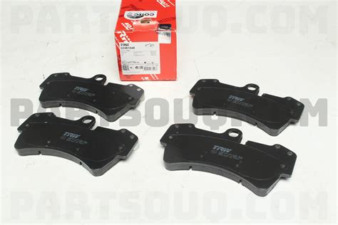 BRAKE PAD SET FRONT 16.7MM VW GDB1548 | TRW Parts | PartSouq