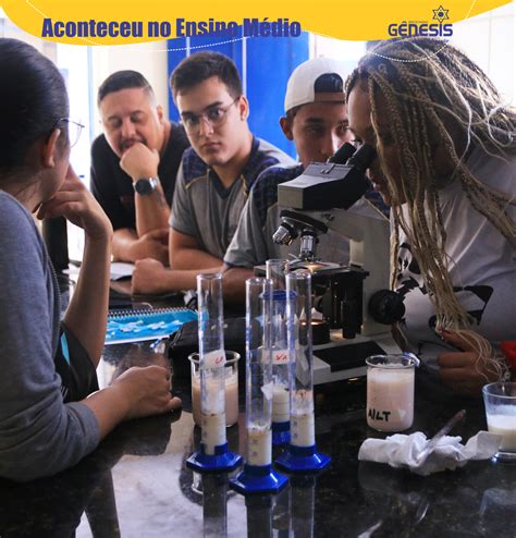 Aula Prática bactérias e eficácia dos antibióticos unidade centro Gênesis Rede de Ensino