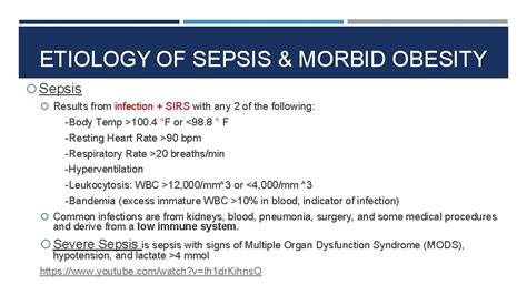 31 Nutrition Support In Sepsis And Morbid Obesity