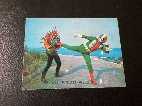 Yahooオークション 旧カルビー 仮面ライダーv3カード No396 Kv11