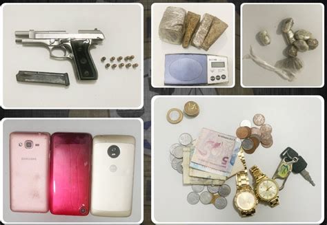 Dupla é presa em flagrante por tráfico receptação e porte de armas no