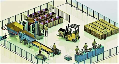 生产车间 金属零件表面精加工机 抛光 去毛刺 精磨 修边 Step 模型图纸下载 懒石网