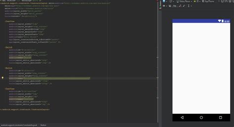 Controls Не видно элементов управления Android Studio Stack