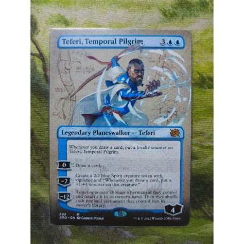 Mtg Teferi Temporal Pilgrim Borderless Bro Shopee Philippines