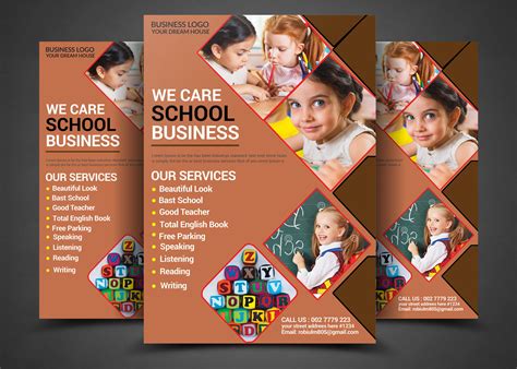 School Flyer A Flyer Template By Graphicforest