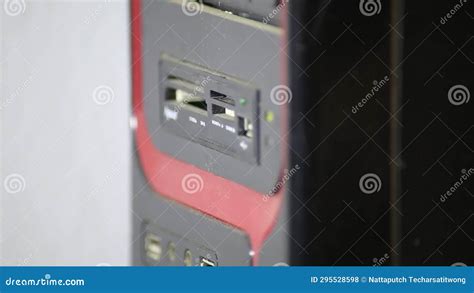 Hand Removing SD Card Gb In Memory Card Reader Stock Footage Video Of Data Chip