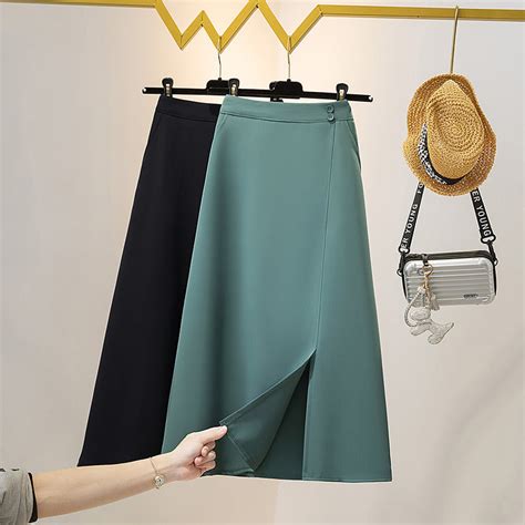 Plus Size A Line Midi Skirt Pluspreorder