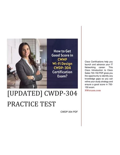 Ppt Updated Cwdp 304 Practice Test Powerpoint Presentation Free