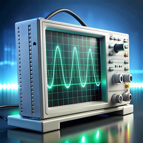 A Digital Oscilloscope Showcasing Various Waveforms In Action Demonstrating Its Ability To