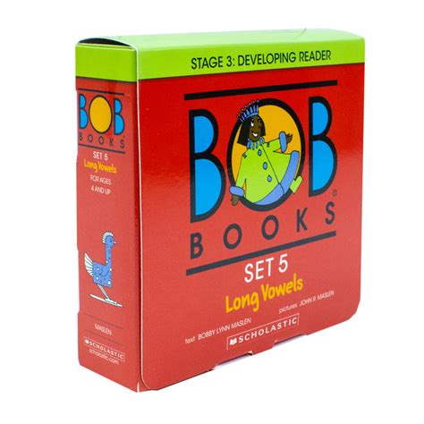 Bob Books Long Vowels Box Set Phonics Ages 4 And Up Kindergarten