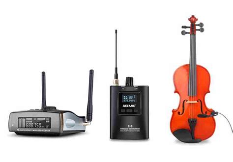 Acemic Vt 6 Wireless Microphone System Special For Violin
