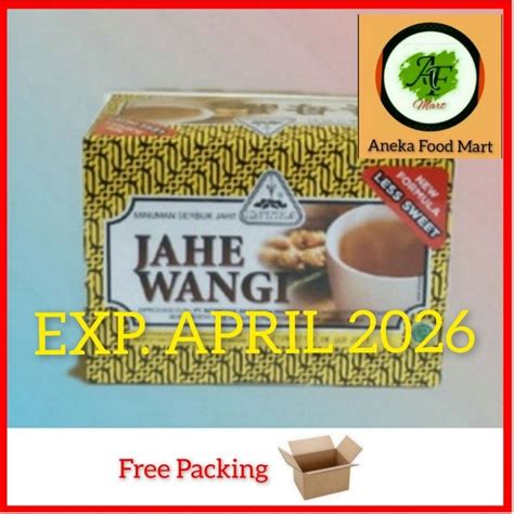 Jual Intra Jahe Wangi Box Isi 20 Sachets Minuman Serbuk Jahe Instant Jahe Bubuk Intra Ginger