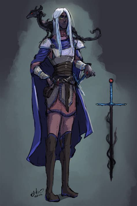 Drow Warrior By Lumaris Rdeviantart